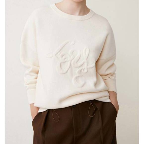 SUNCOO | Sweaters | New Suncoo Provo Sweater With Message In Blanc ...